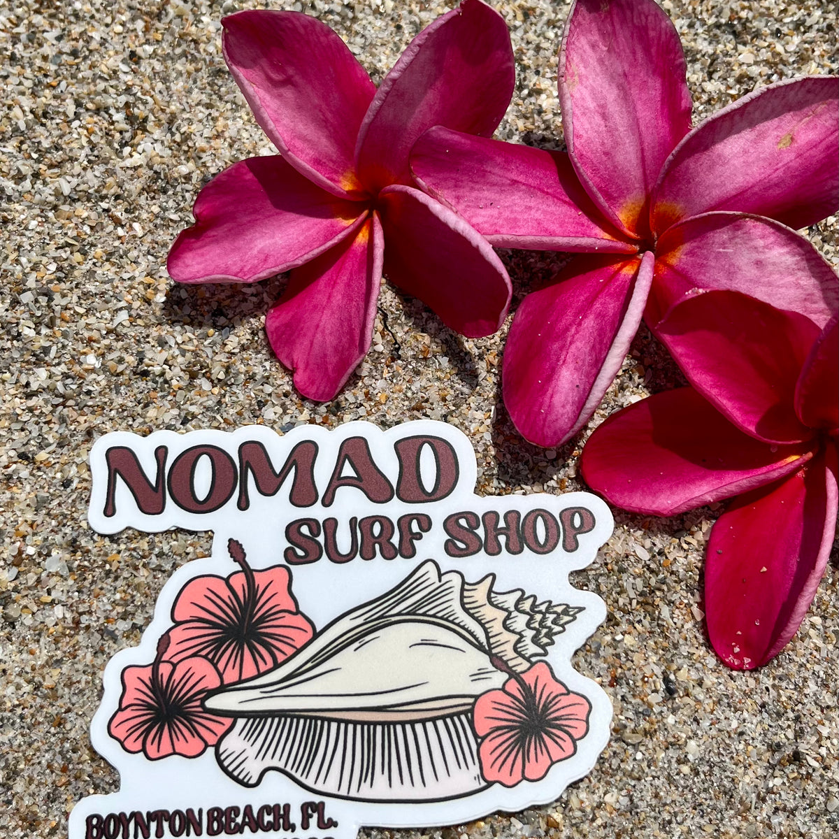 Nomad Conch Shell Sticker – Nomad Surf Shop