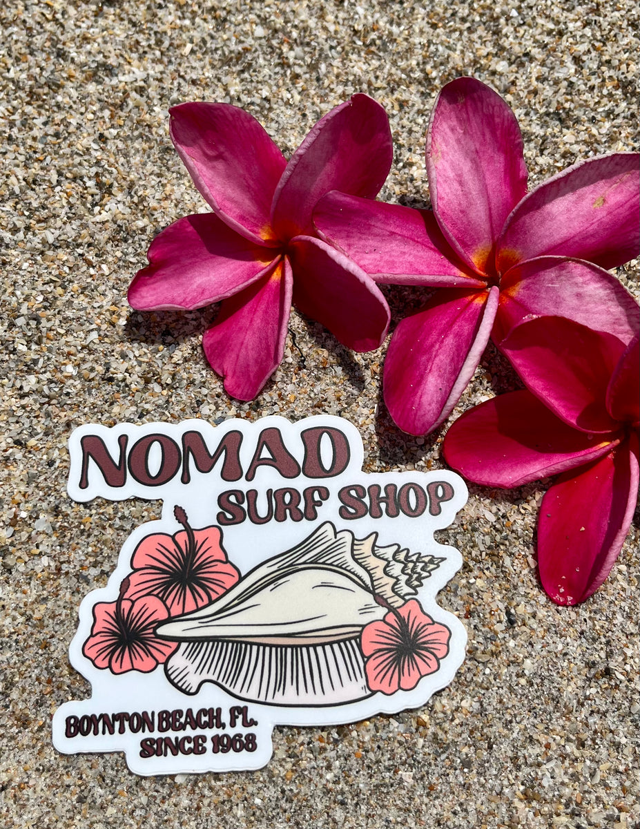 Nomad Conch Shell Sticker – Nomad Surf Shop