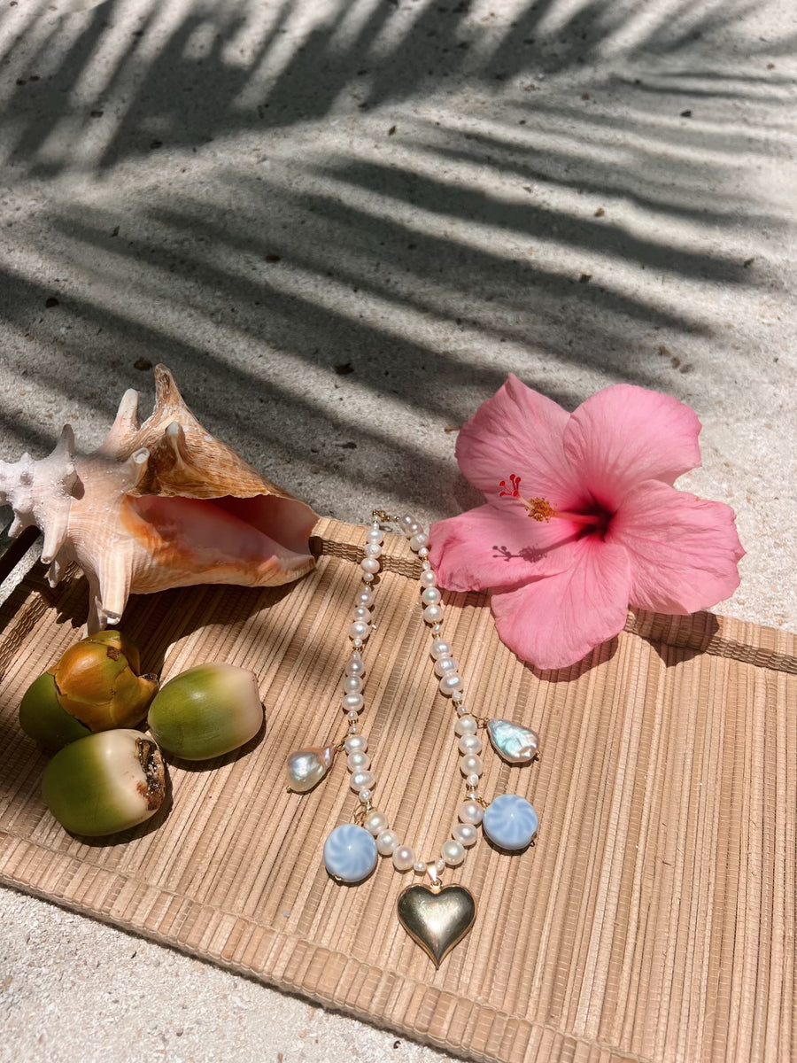 Mer-Maid by Tay Heart of the Sea Pearl Necklace – Nomad Surf Shop