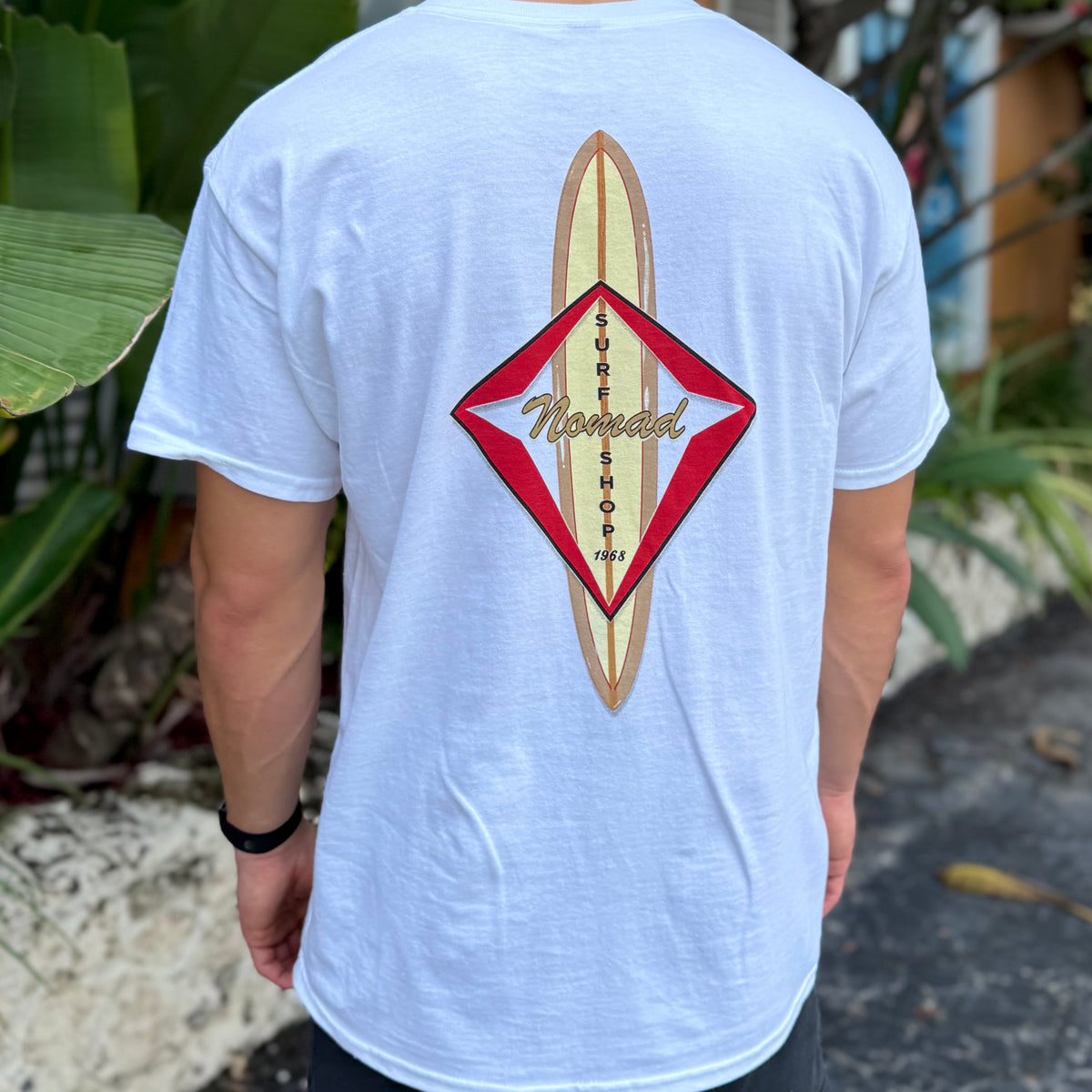 Nomad Retro Longboard Short Sleeve T-Shirt – Nomad Surf Shop